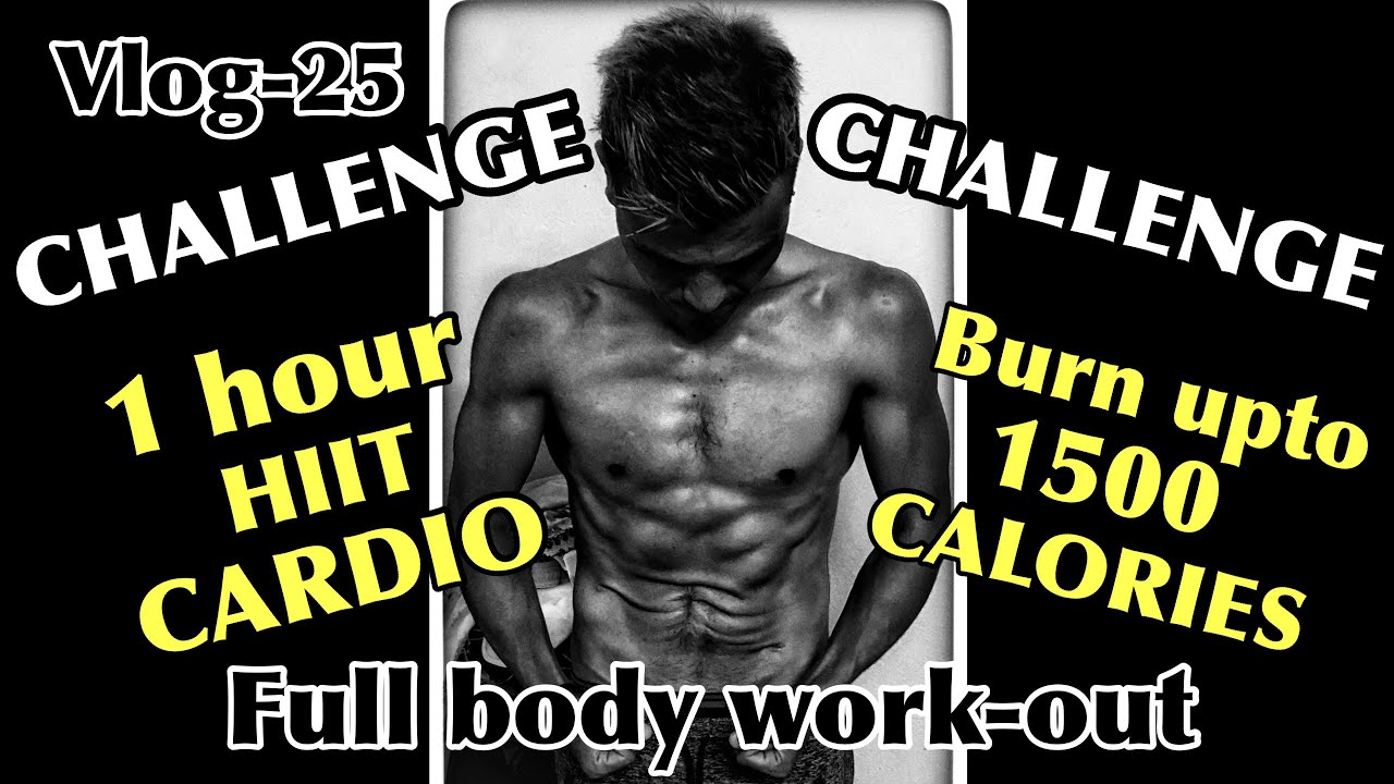 Vlog-25 (1500 calorie burn in 1 hour-workout along challenge) (full ...