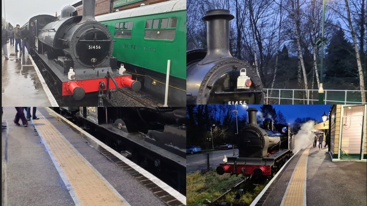 Spa Valley Railway Winter Steam Up 51456 Class 23 L&Y No 752 and 2890 ...