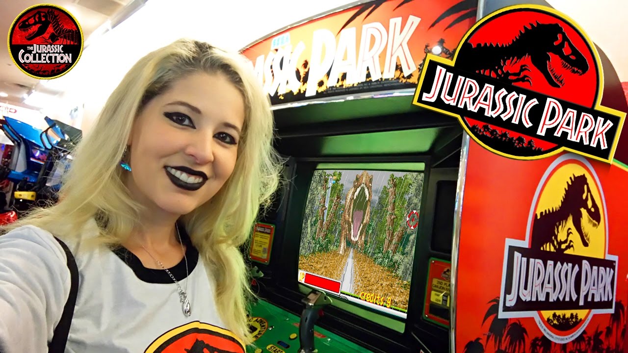 Jurassic Park ARCADE GAME | Let's Play | Las Vegas Circus Circus - YouTube