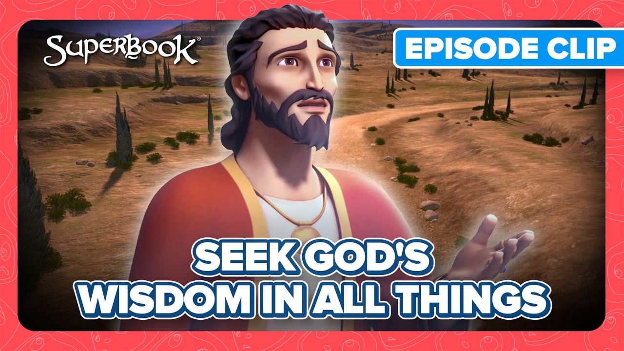 God Is the Source of All Wisdom | Superbook - King Solomon English Clip ...