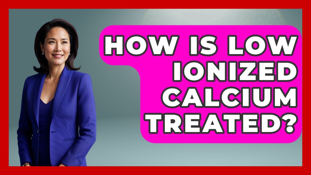 How Is Low Ionized Calcium Treated? - First Response Medicine - YouTube