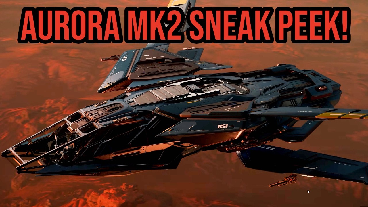 Star Citizen Aurora MK2 Sneak Peek - It's a Scorpius Light?! - YouTube