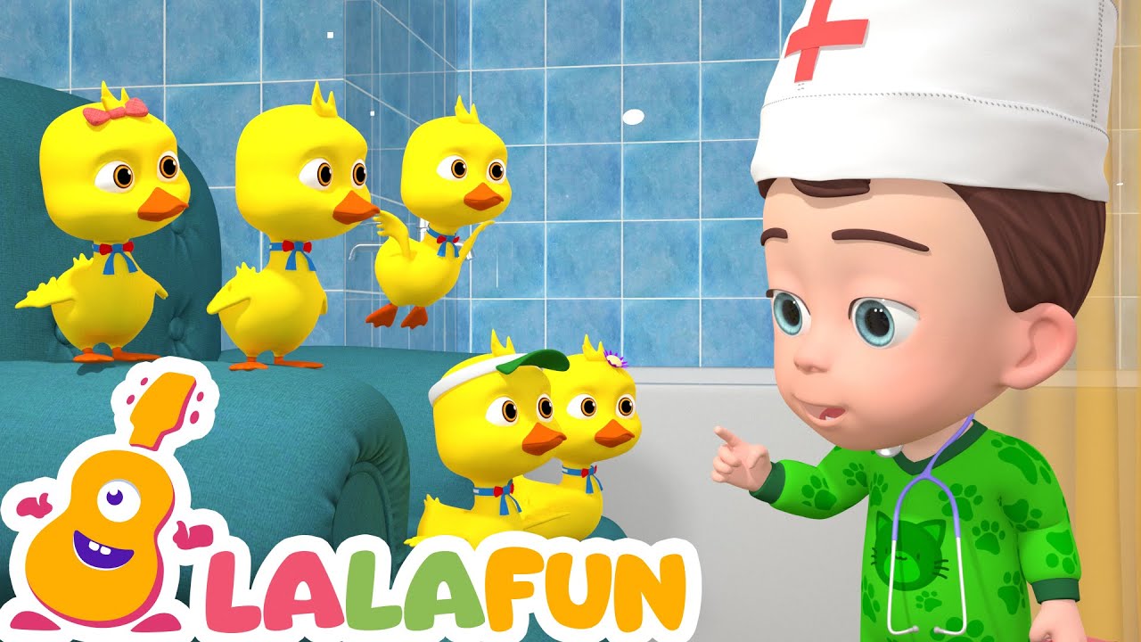 Five Little Monkeys Song | Five Little Duckies Jumping On The Bed | Nursery Rhymes & Kids Songs ...