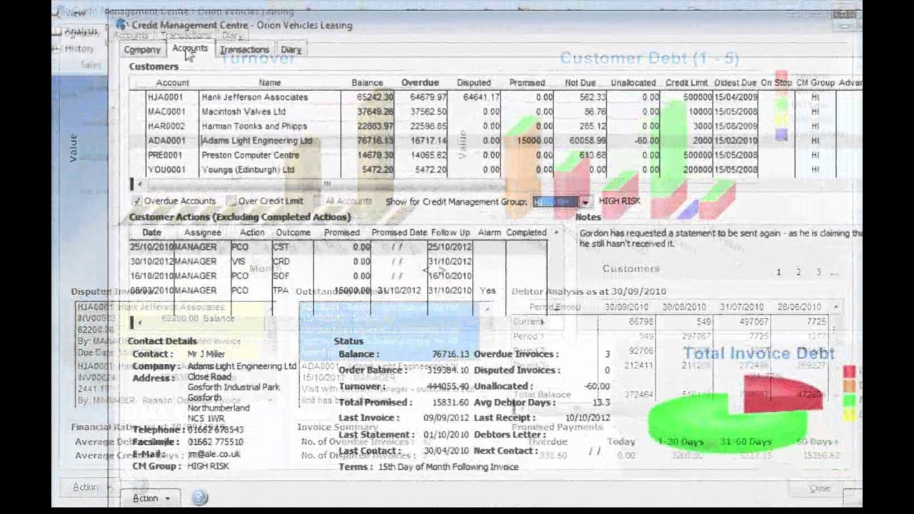 Pegasus Opera 3 Credit Control Management - YouTube