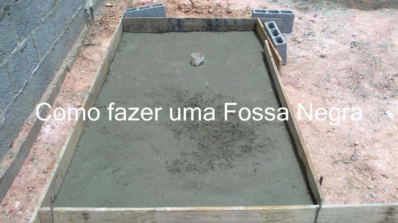Como fazer uma Fossa / Faça você / Pedreiro - YouTube