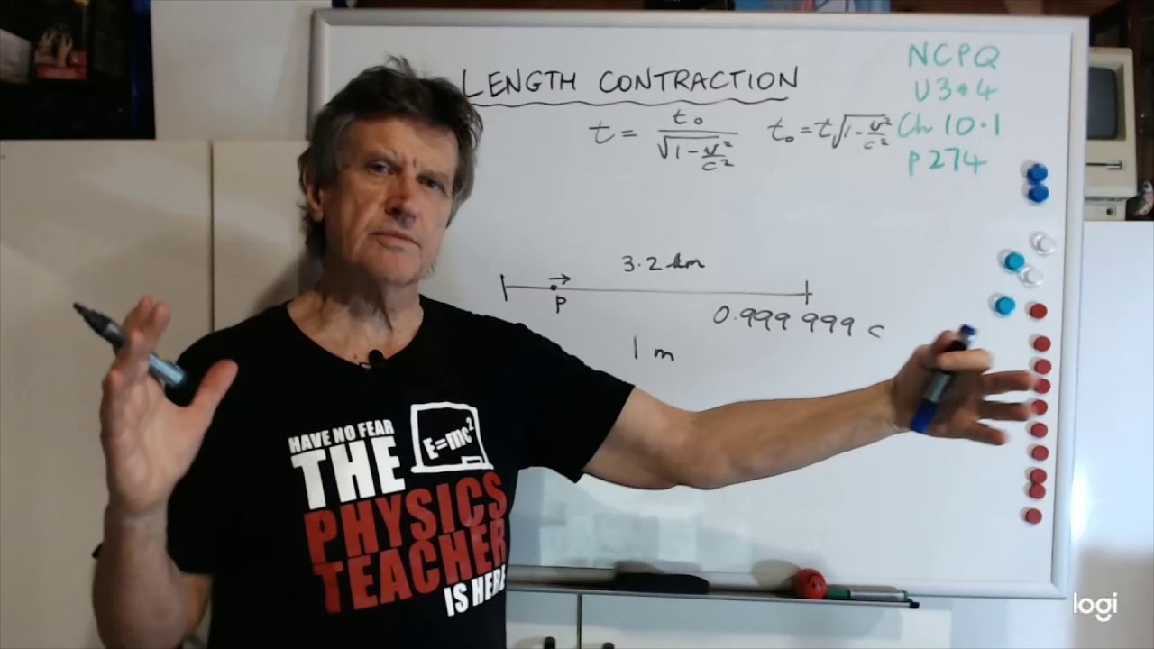 10.1A - Length contraction. Doc Walding's "Have no fear" physics video ...