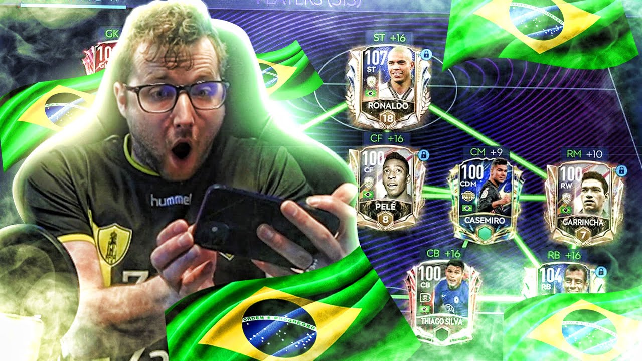 Full Brazil Special Card Squad Builder in FIFA Mobile! Prime Ronaldo ...