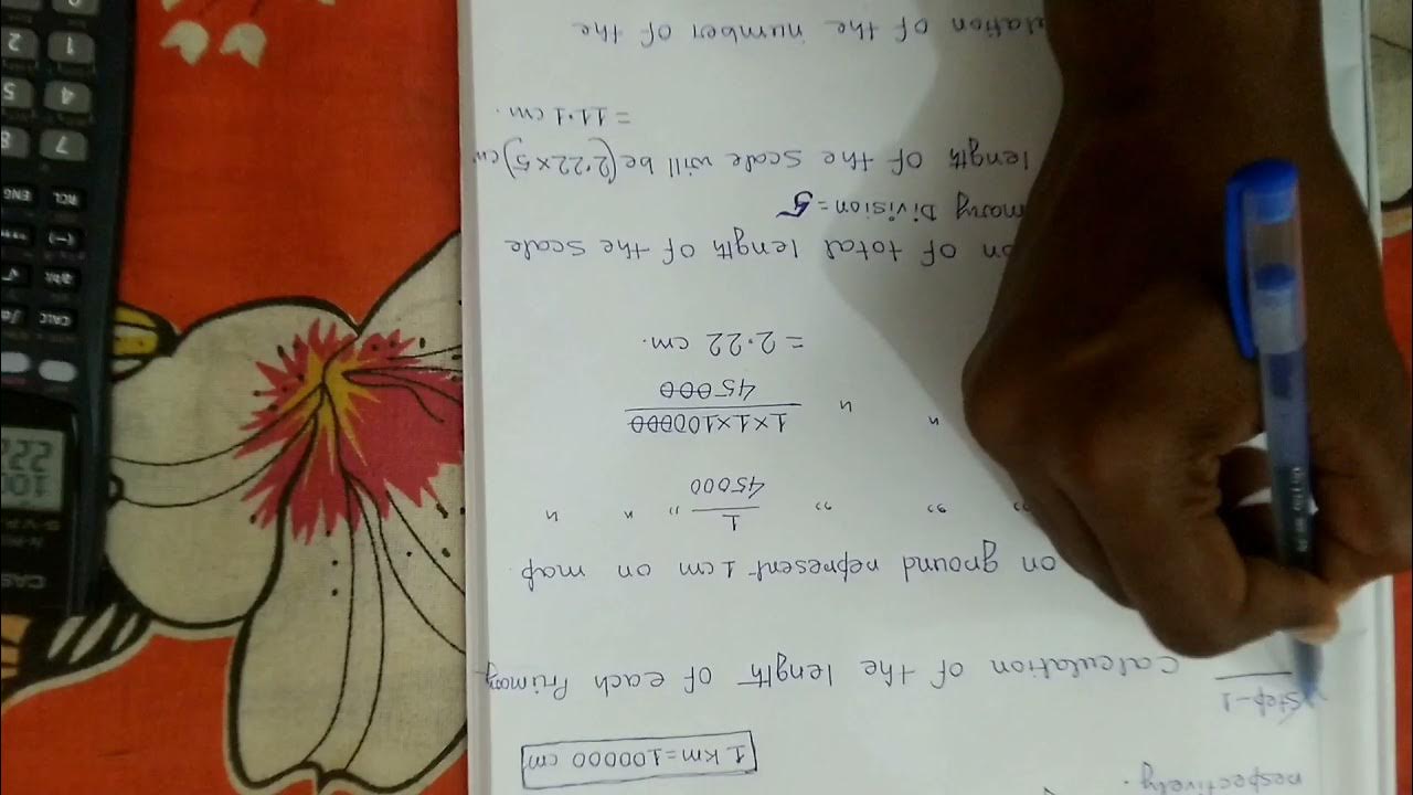 LINEAR SCALE (GEOGRAPHY HONOURS) - YouTube