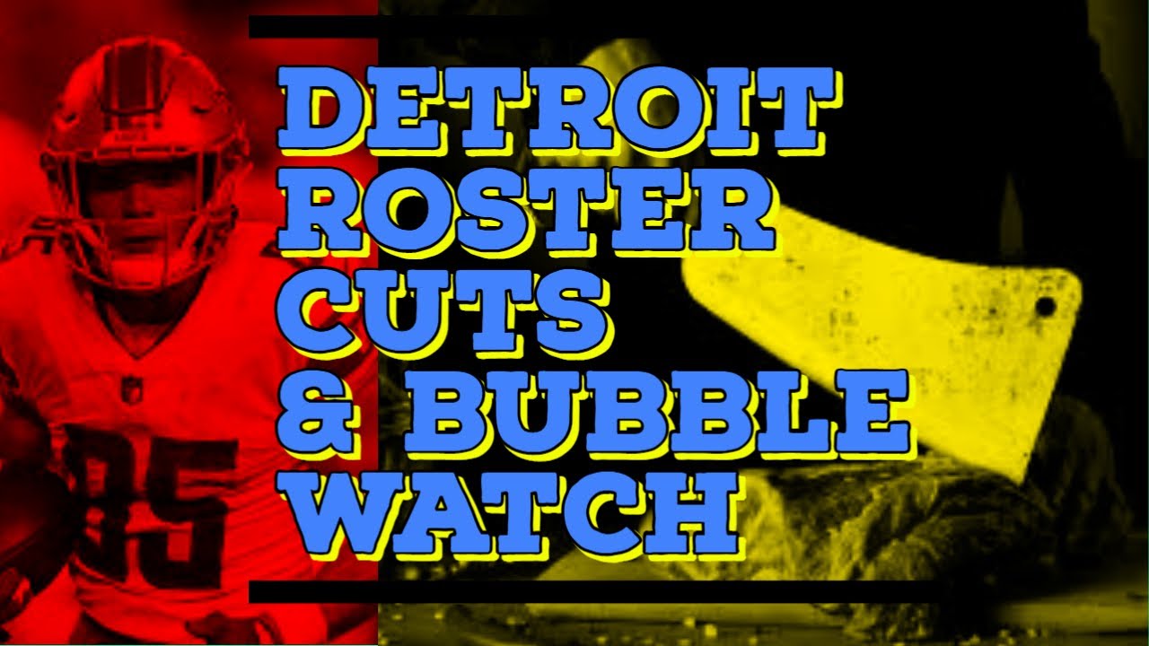 Detroit Lions First Wave of Roster Cuts Who will make the Final 53? # ...