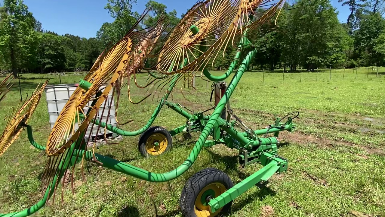Tonutti 8 wheel rake walkaround and talking about other things - YouTube