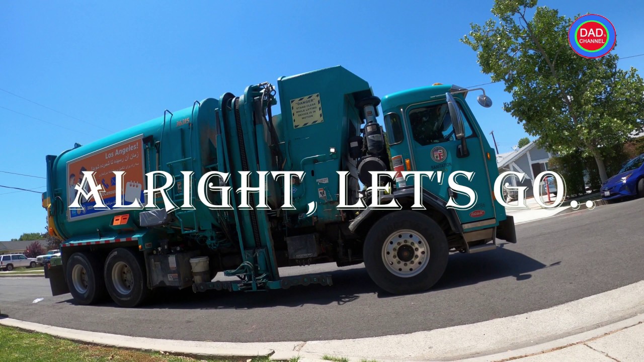 Slow Motion Garbage truck Compilation - YouTube