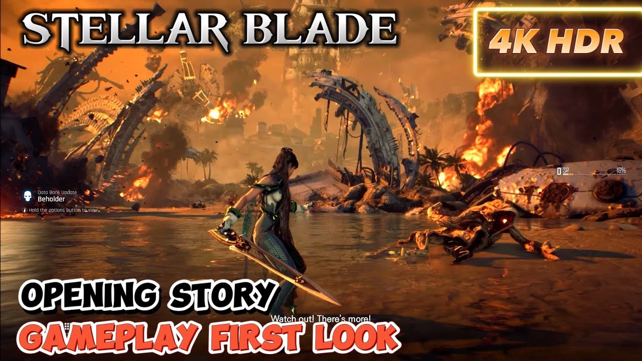 STELLAR BLADE 4K HDR OPENING STORY GAMEPLAY FIRST LOOK - YouTube