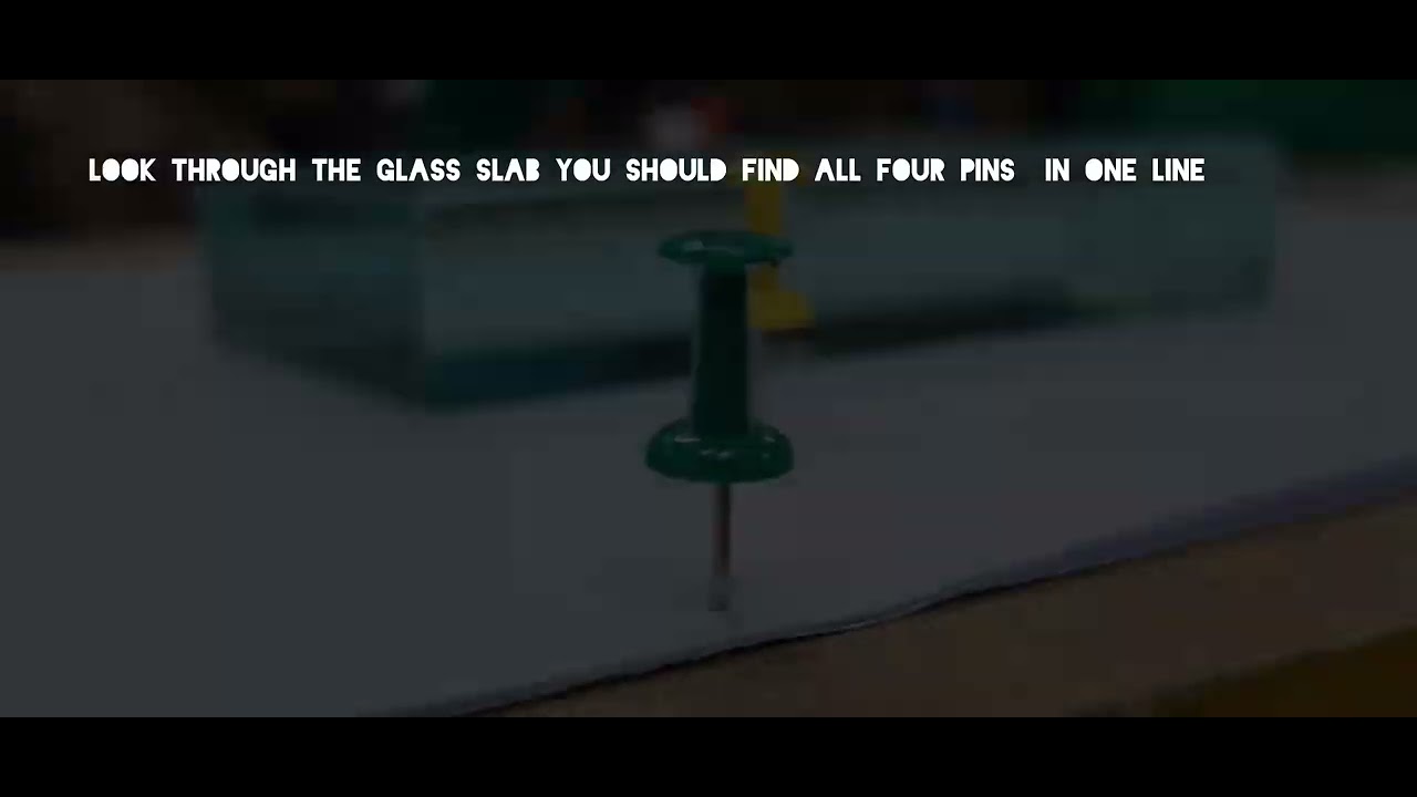 Refraction of light and How to find refractive index of a glass. - YouTube
