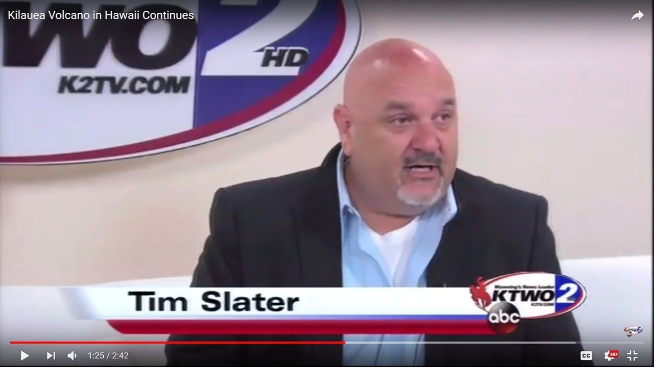 UW Prof Tim Slater provides Kilauea Eruption Update on Casper's K2 TV ...