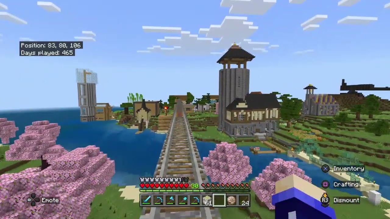 Minecraft - VONWARNER smp new start 43 ( peaceful building session ...