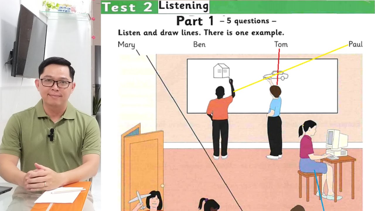 Movers 1 | Test 2 | Listening Part 1 - YouTube