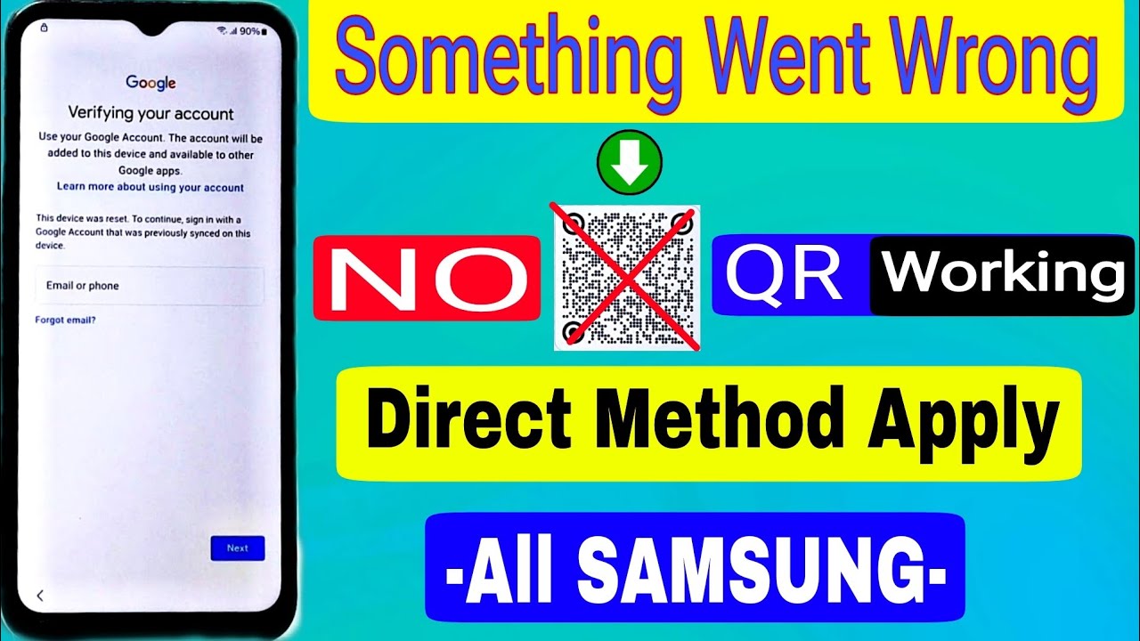 How To FRP Lock Remove Samsung Android 12-13-14 | NO *#0*# & QR Method ...