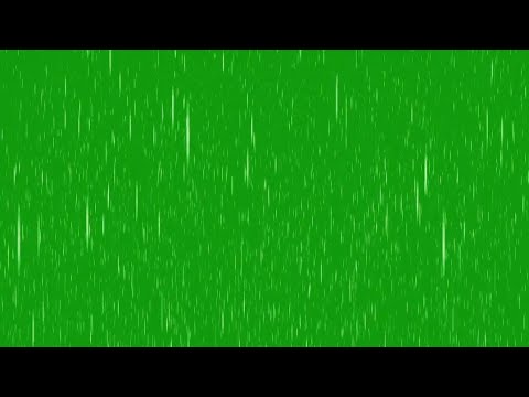 HD rain green screen effect free download - YouTube