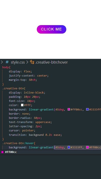5 Unique Button Designs #ytshorts #youtubeshorts #trending #viralshorts #coding #webdesign - YouTube
