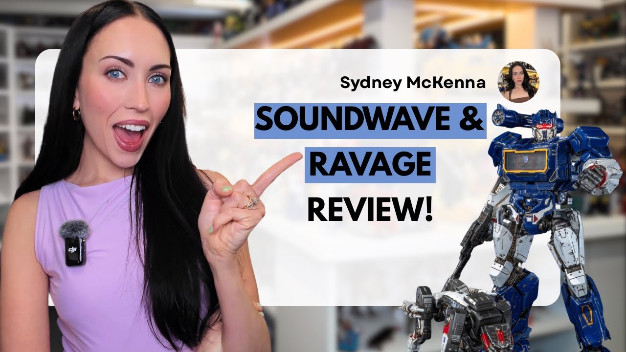 YOLOPARK AMK PRO Soundwave & Ravage Review | Transformers Bumblebee ...