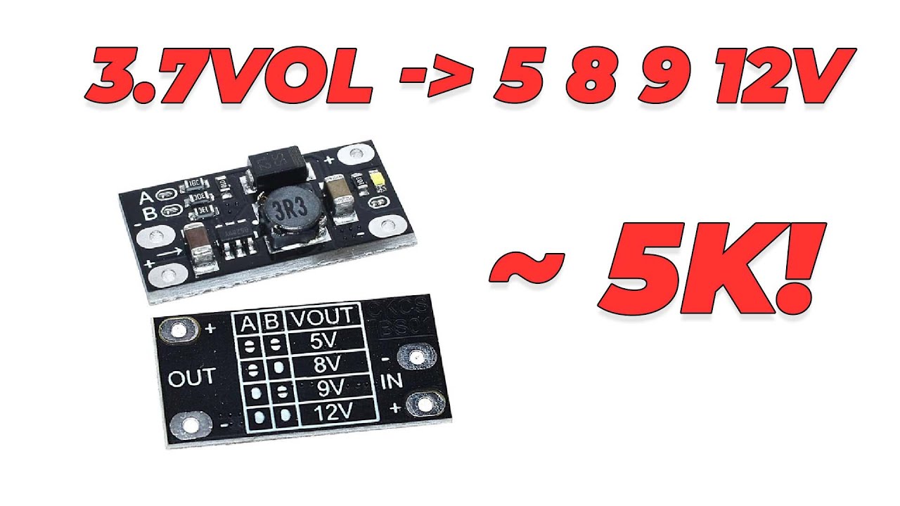 Module tăng áp mini in 3.7v out 5 8 9 12vol cực xịn | #CKCS #BS01 # ...