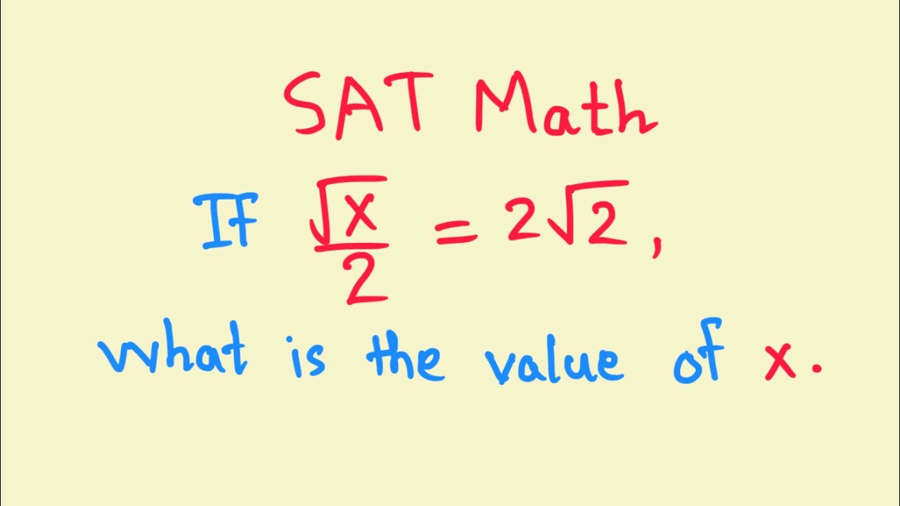 SAT math Question12 #math-problems #algebra - YouTube