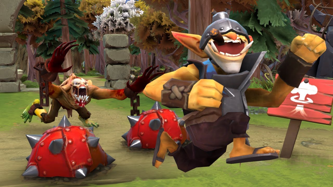 1 v 9 Techies DOTA 2 - Limited Time Only - YouTube