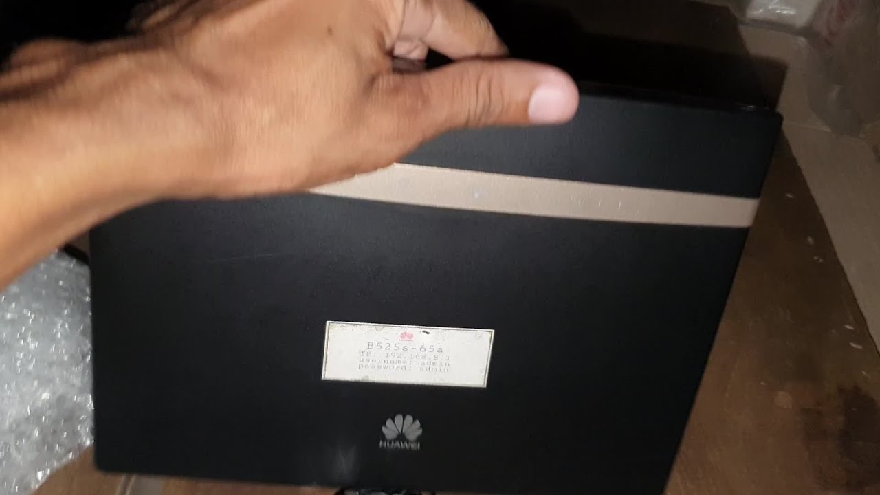 HUAWEI BLACK MAMBA MODEM - YouTube