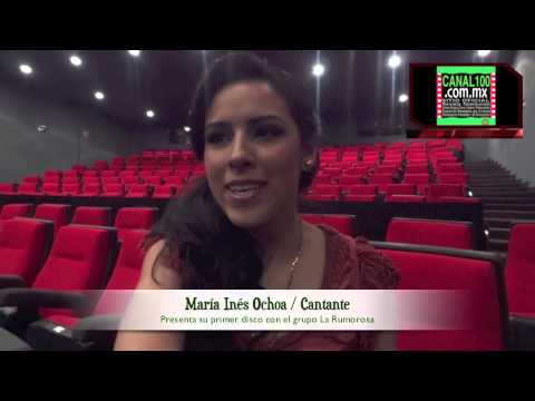 María Inés Ochoa / Primer disco con La Rumorosa - YouTube