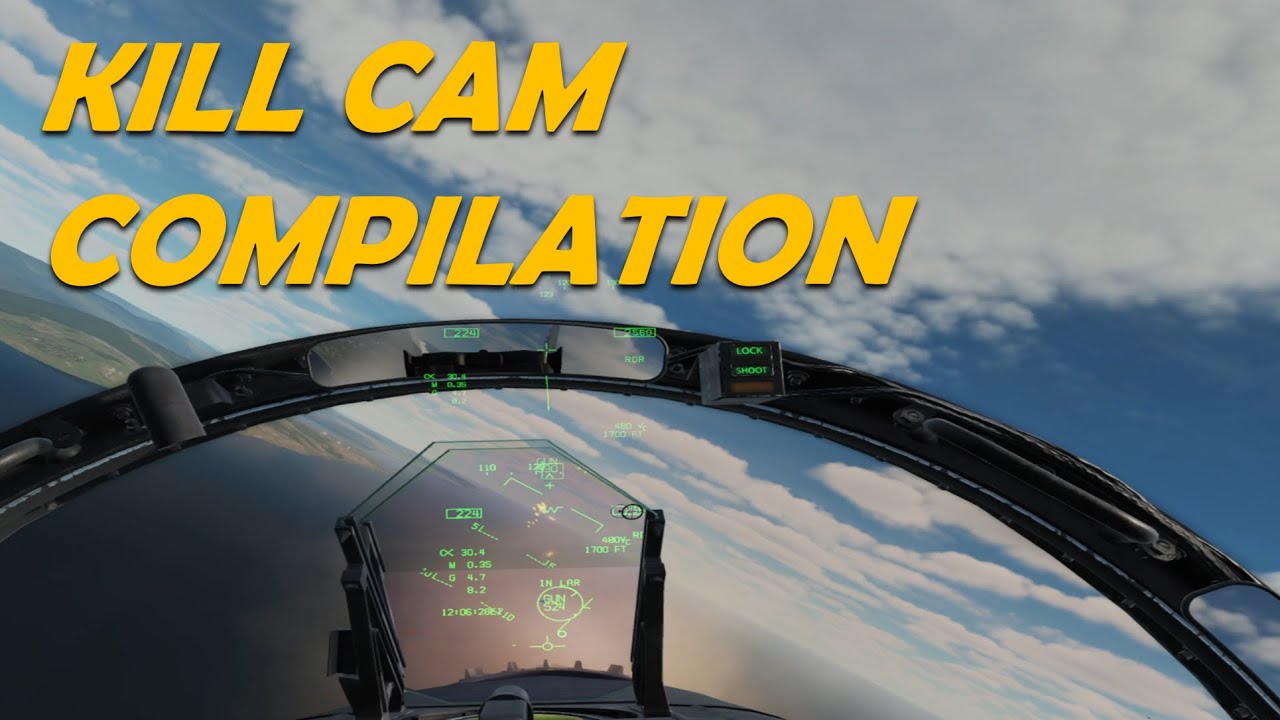 DCS Dogfight Kill Cam Compilation | F-18C Hornet Guns Only | Digital ...