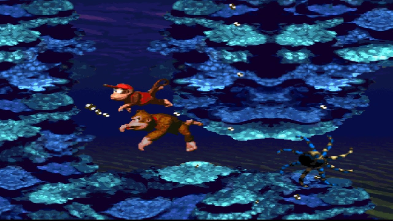 Donkey Kong Country SNES - HD Croctopus Chase 101%* longplay - YouTube