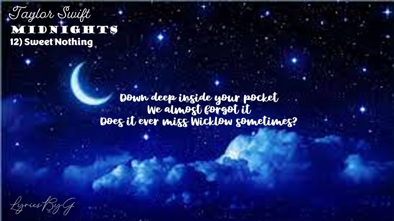 Taylor Swift-Sweet Nothing (Lyrics) - YouTube
