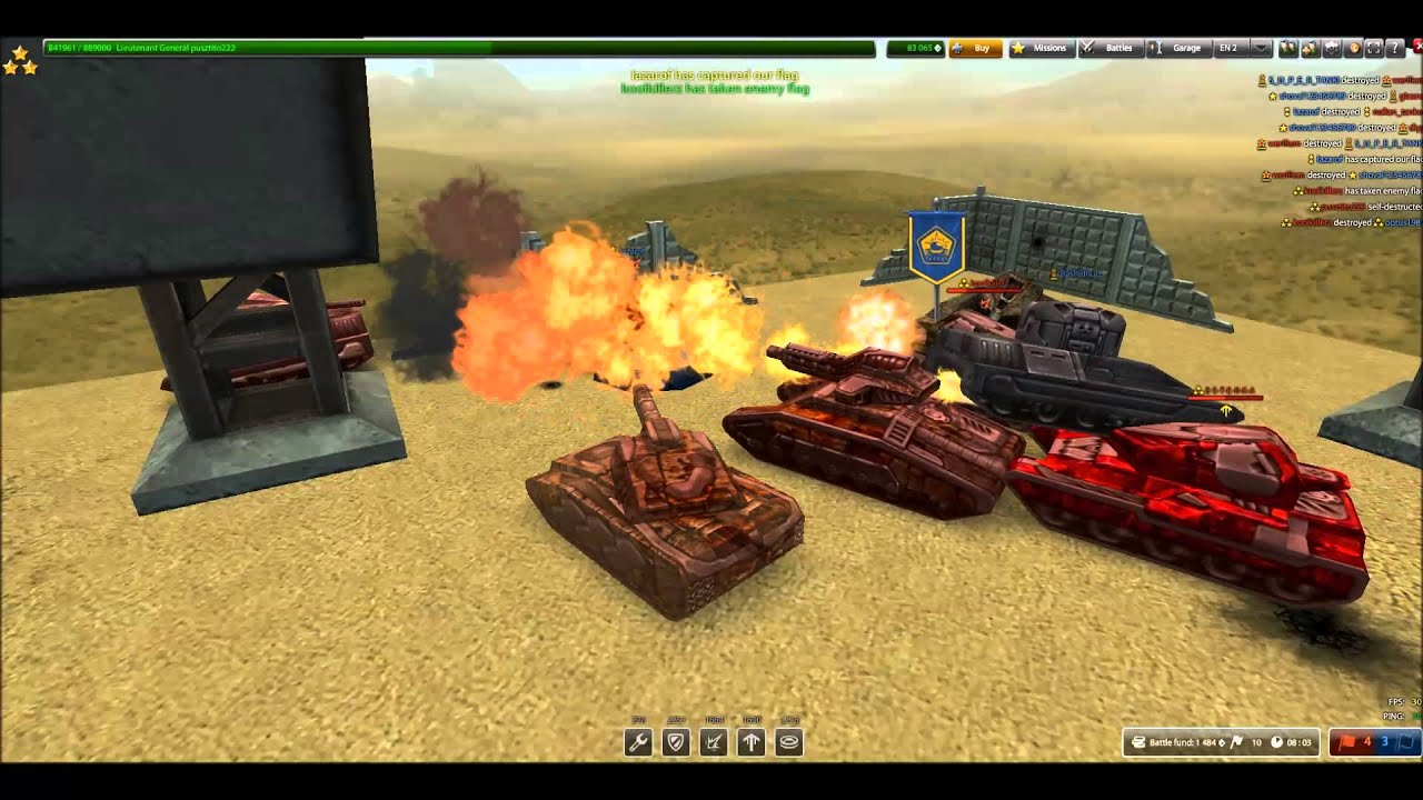 Tanki online! Hornet m3 -- Thunder m3 -- Emerald Gameplay - YouTube