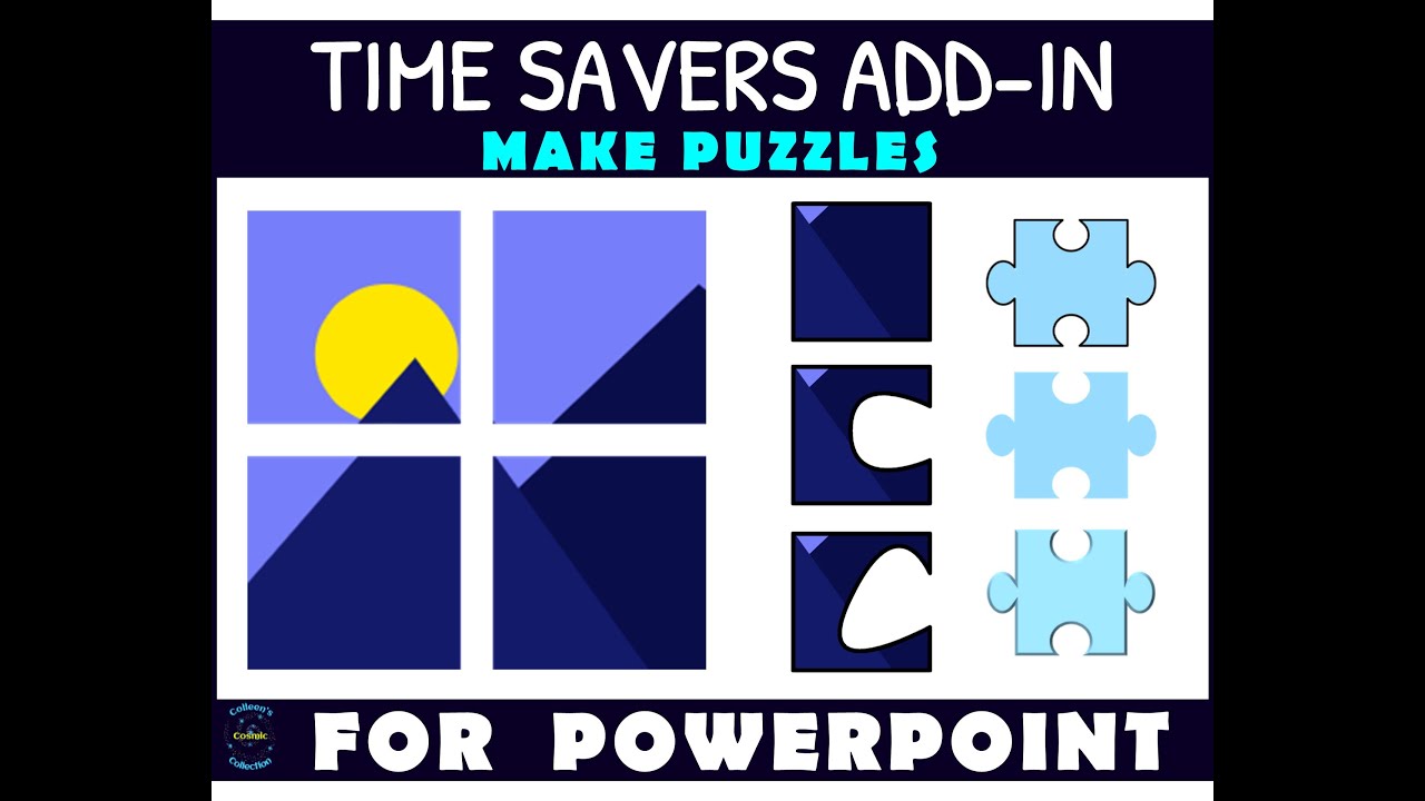 Puzzle Maker - Time Savers Add-in for PowerPoint Preview Video - YouTube