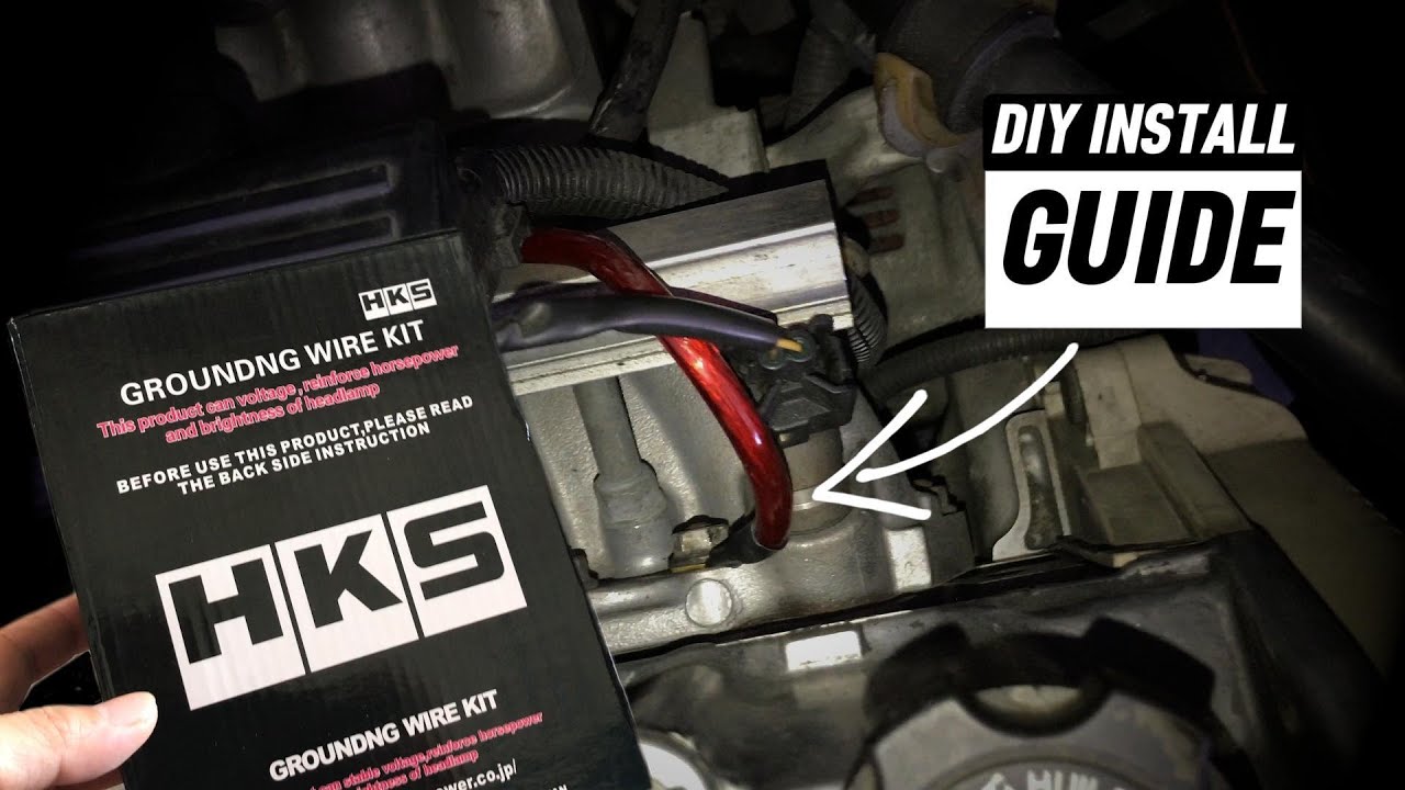 Grounding Wire Kit DIY Install | Honda Civic - YouTube
