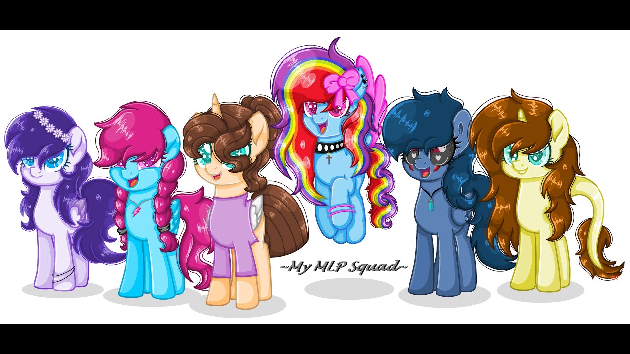 My MLP Squad~ Mlp Speedpaint - YouTube