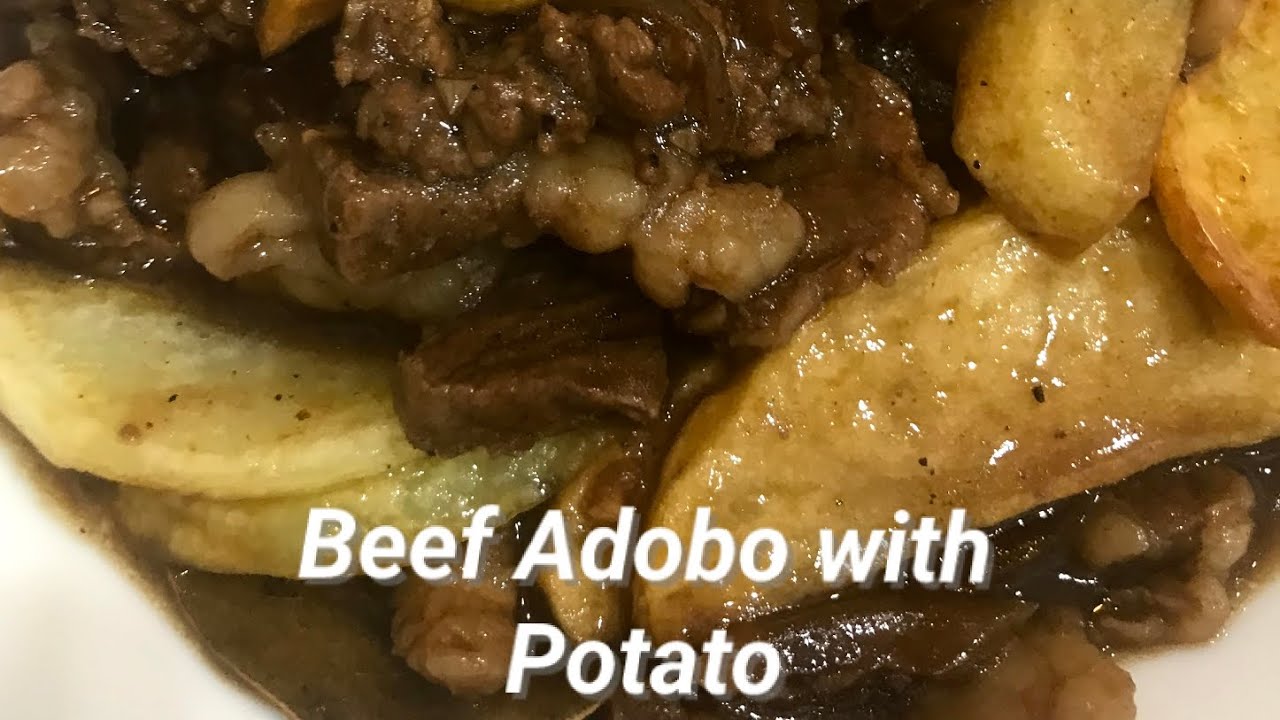 BEEF ADOBO WITH POTATO | TRICIO'S LUTONG BAHAY - YouTube