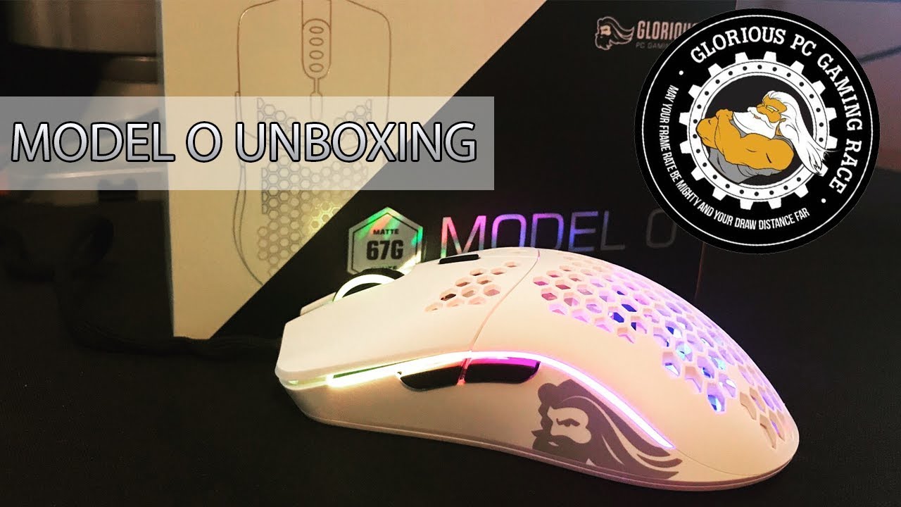 NEW GLORIOUS MODEL O MOUSE UNBOX/SETUP! - YouTube