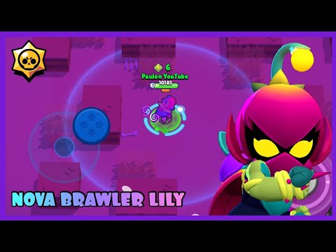 BRAWLS STARS - COMPREI A NOVA BRAWLER LILY! - YouTube