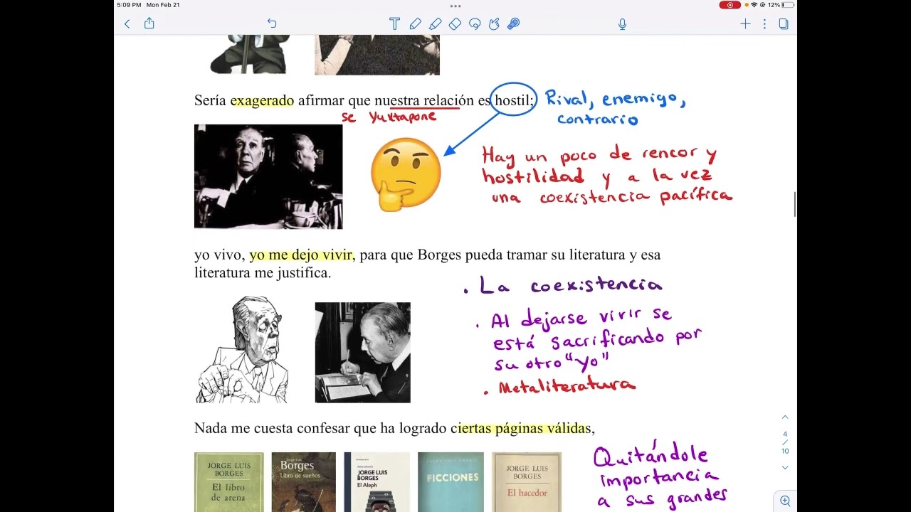 Video 25: Análisis de Borges y yo - YouTube