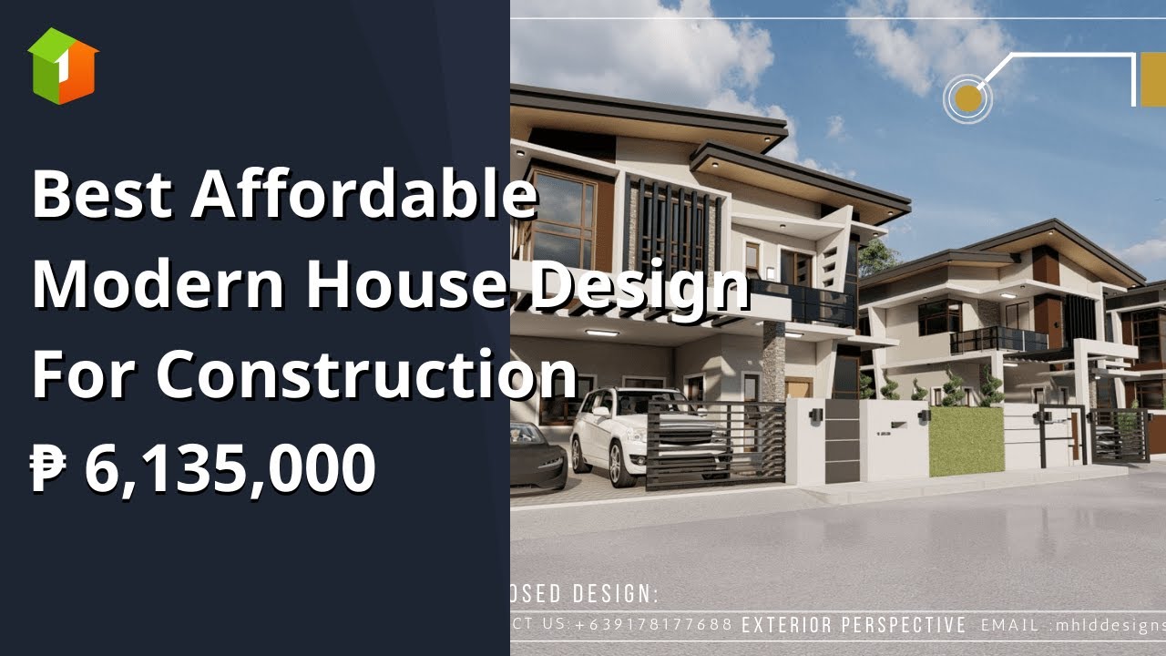 Best Affordable Modern House Design For Construction - YouTube