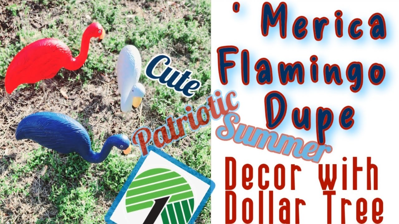They Are The Cutest!!! This Is The Dupe To Try! 'Merica Flamingo Dupe ...