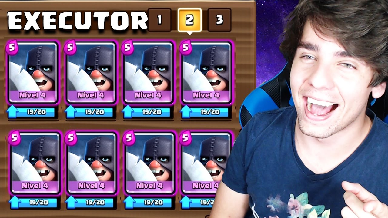 O MELHOR DECK COM EXECUTOR DO CLASH ROYALE - YouTube
