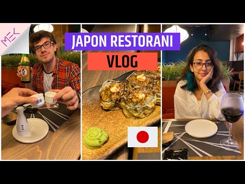 Japon Restoranına Gittik VLOG | Sushi, Satay Noodle, Ramen, Japon Kültürü... 🍱 🍜 🍲 🍤
