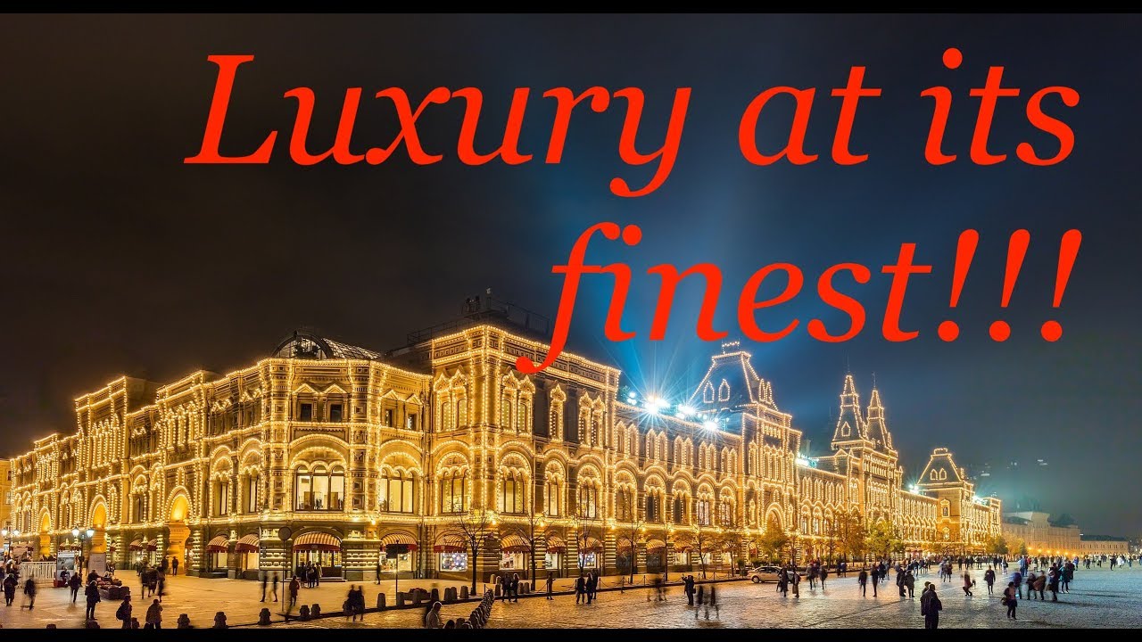 Shopping at Moscow's Luxurious GUM Mall !!! | Challen Miller - YouTube
