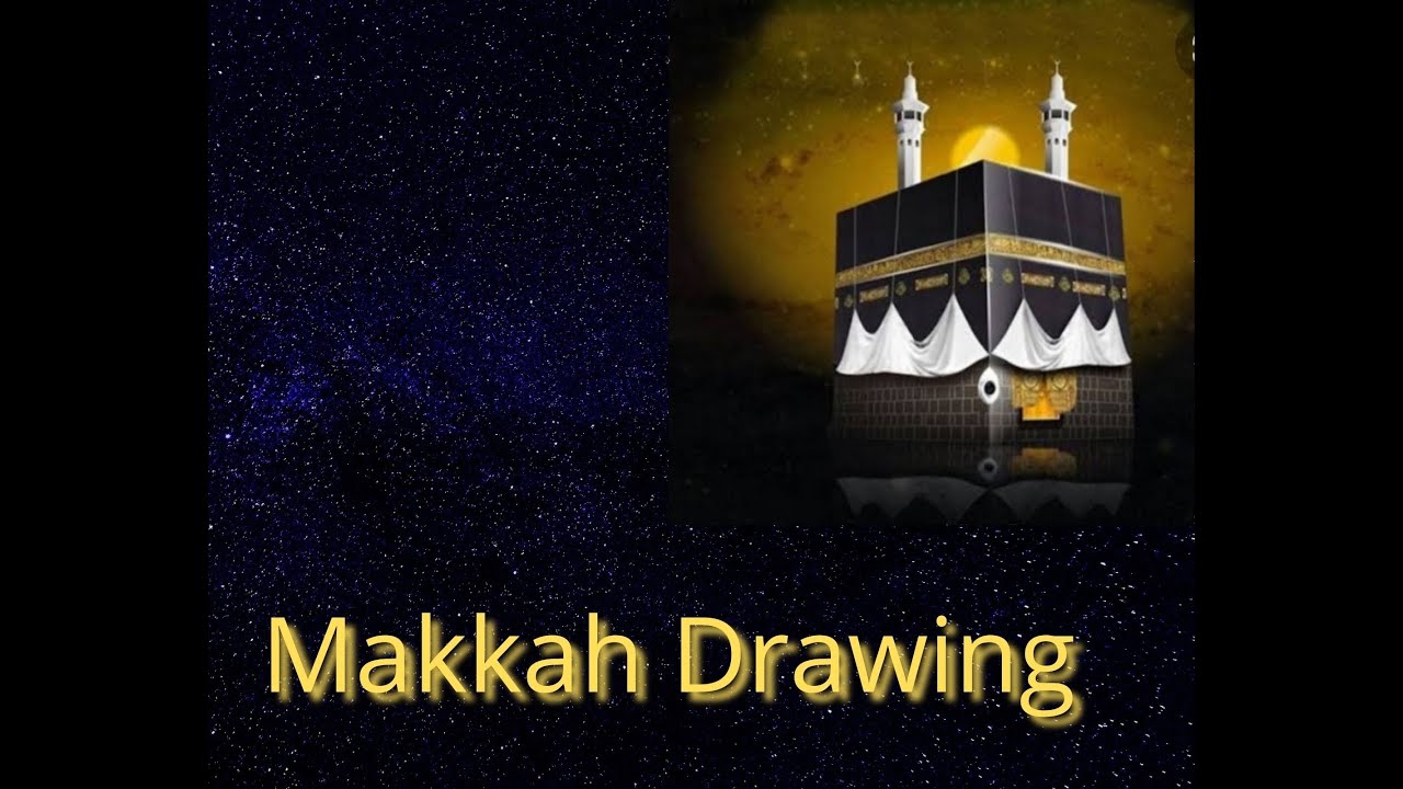 "How to draw makkah in easy way/pencil draw & colouring." - YouTube