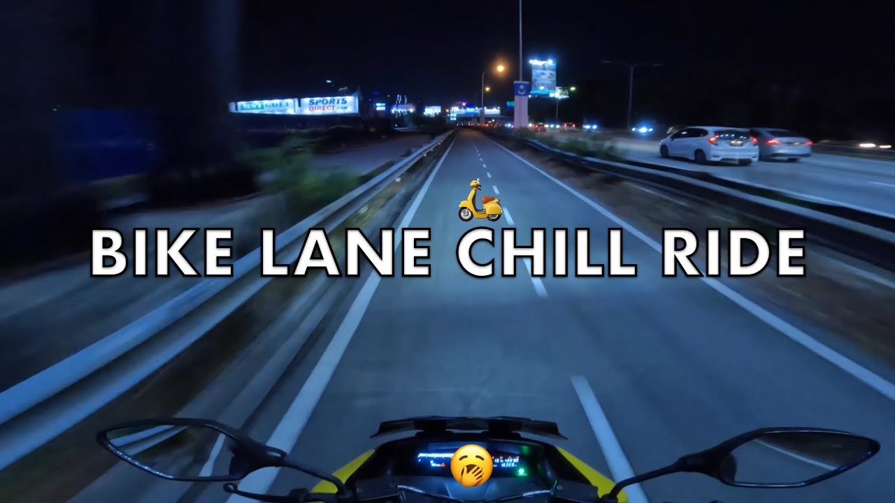 Chill night ride on bike lane POV 🛵 SYM Jet X 150 🎬 EP 0009 - YouTube
