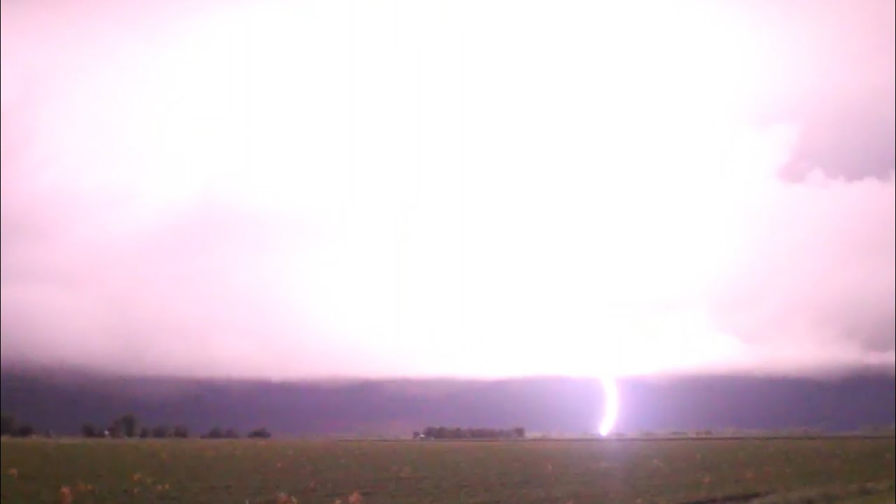Pacific Junction, IA | Severe Storm Intense CG Lightning & Heavy Rain ...