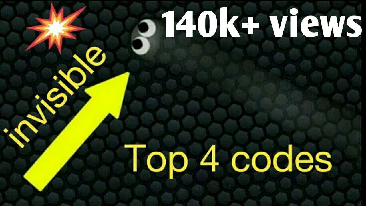 Top 4 codes for slither.io - YouTube