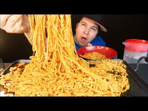 Extremely Cheesy Spicy Korean Fire Noodles - YouTube